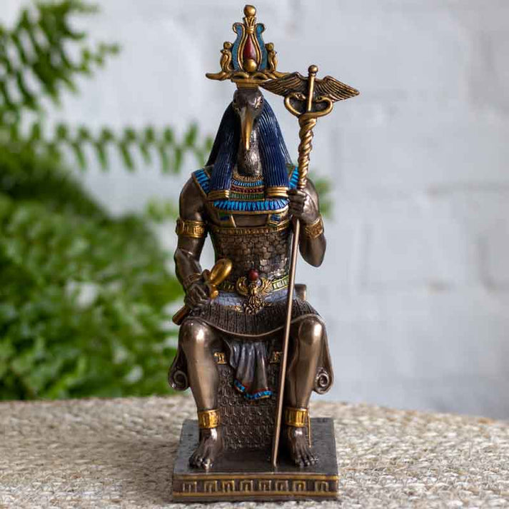 Estatueta Thoth Egípcio em Resina | Veronese